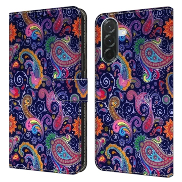 Fashion knížkové pouzdro na Samsung Galaxy A16 4G/5G - kašmírové vzory ...