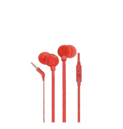 JBL T160 In-Ear Headset 3,5mm Red - Mpouzdra.cz