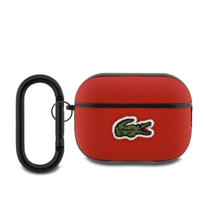 Lacoste Petit Pique Croc Logo Patch Pouzdro pro AirPods Pro 2 Red ...